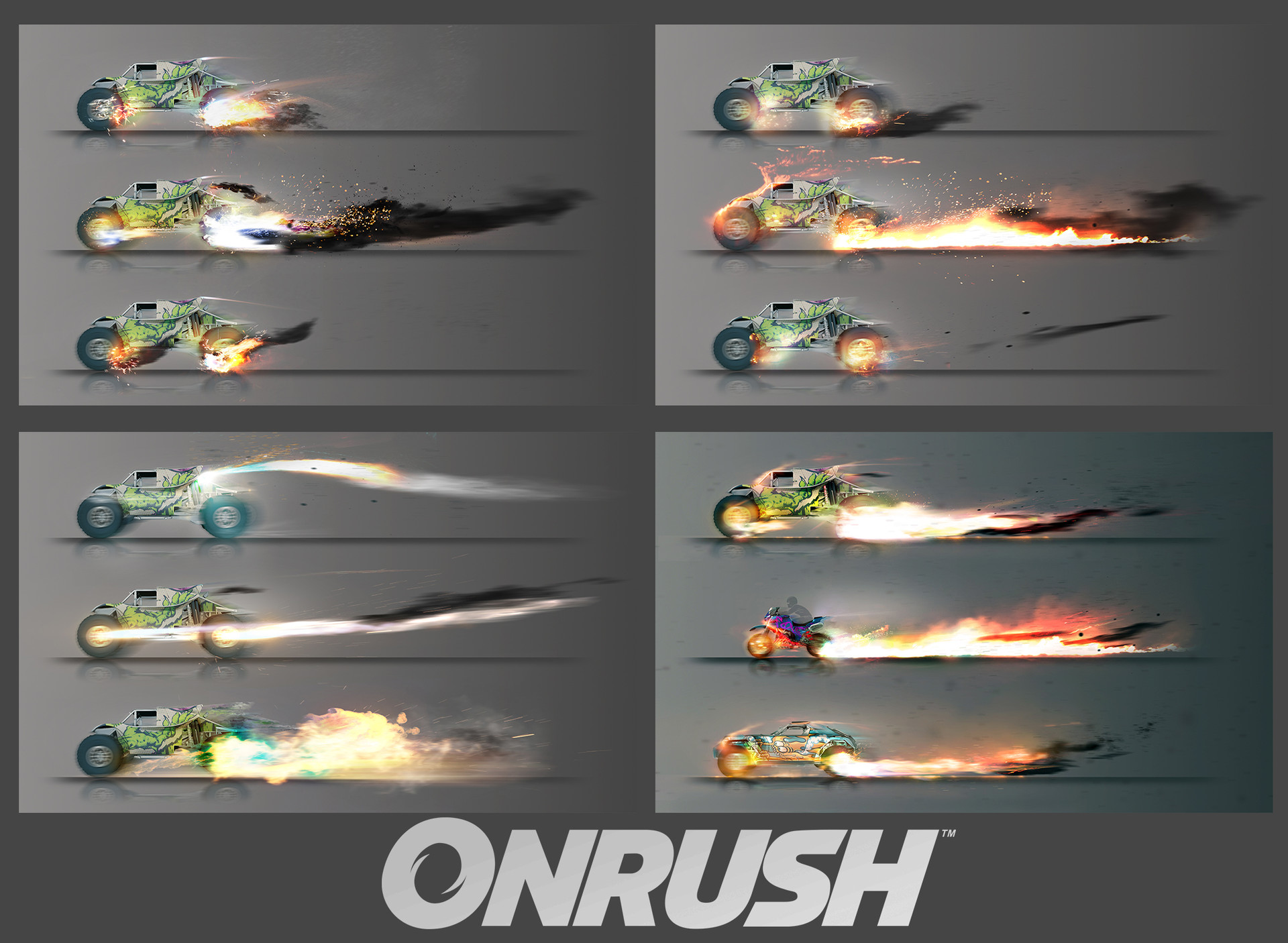 ArtStation - Onrush Rush Effect Variants