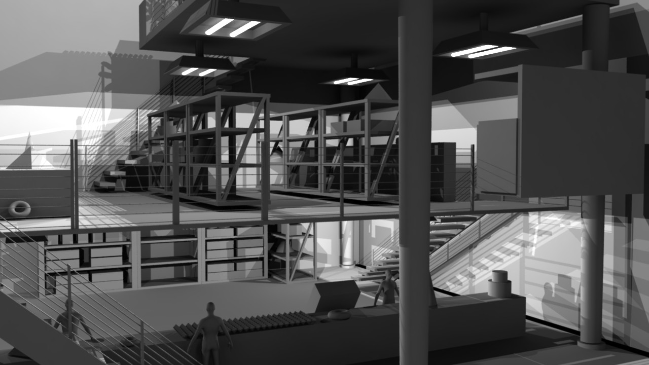 ArtStation - Christmas Time at the Maya Primitive Factory