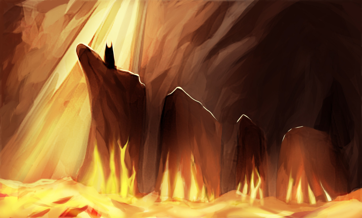 ArtStation - Volcano Temple + Thumbnails