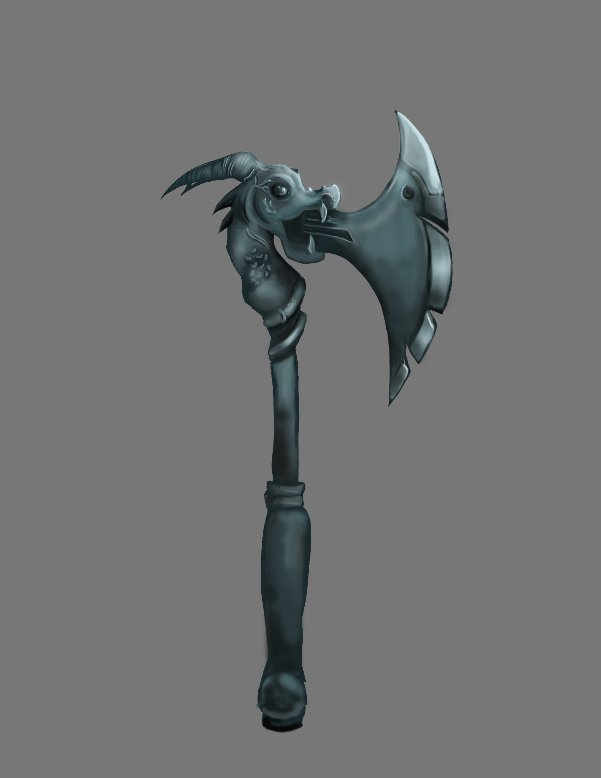 ArtStation - Dragon axe concept