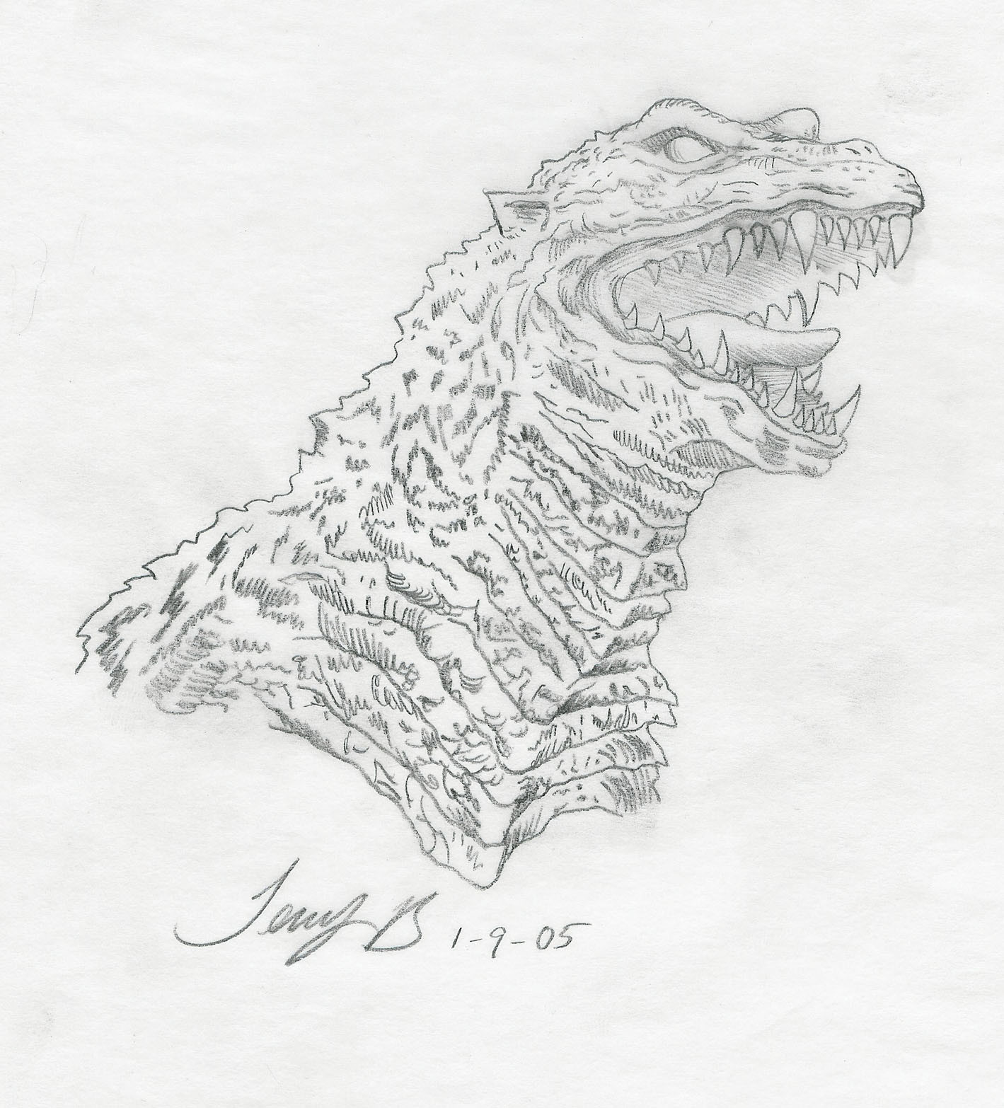 Gmk Godzilla Drawing