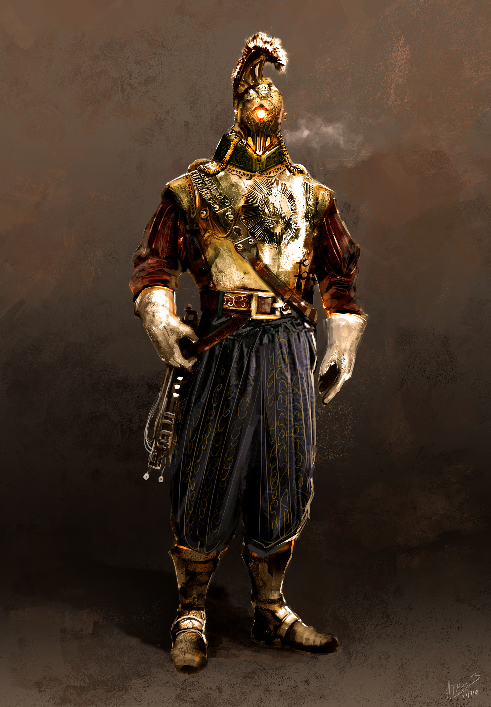 ArtStation - 1895 Welded Iron, Clockwork Law Enforcers