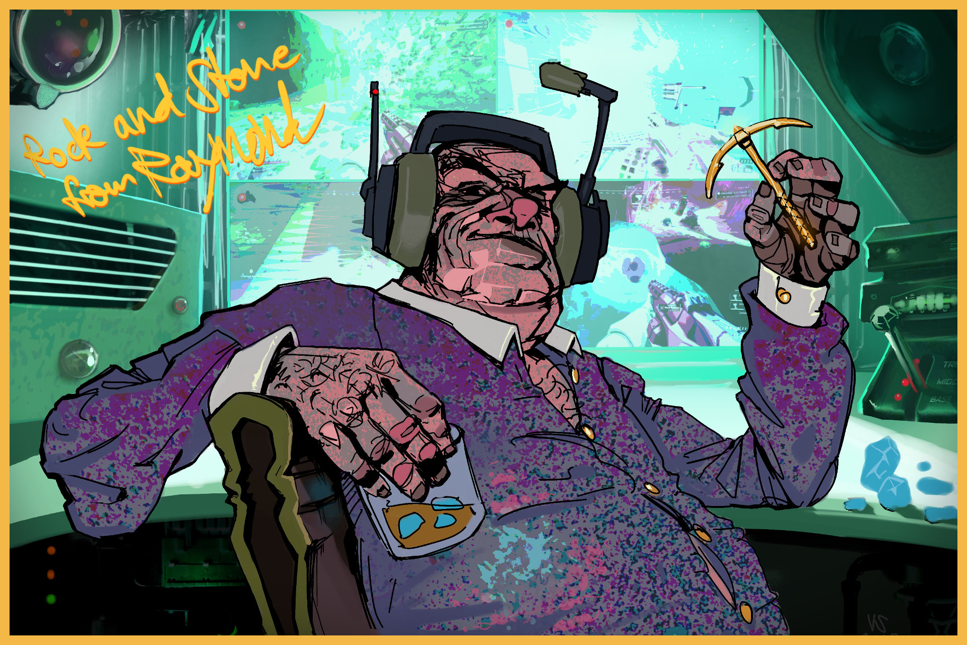 ArtStation - The guy at mission control