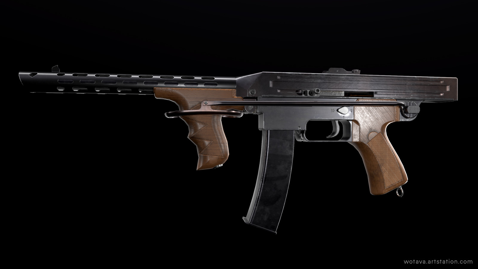 Bogdan Kishchak - Kalashnikov Submachine Gun (1942)