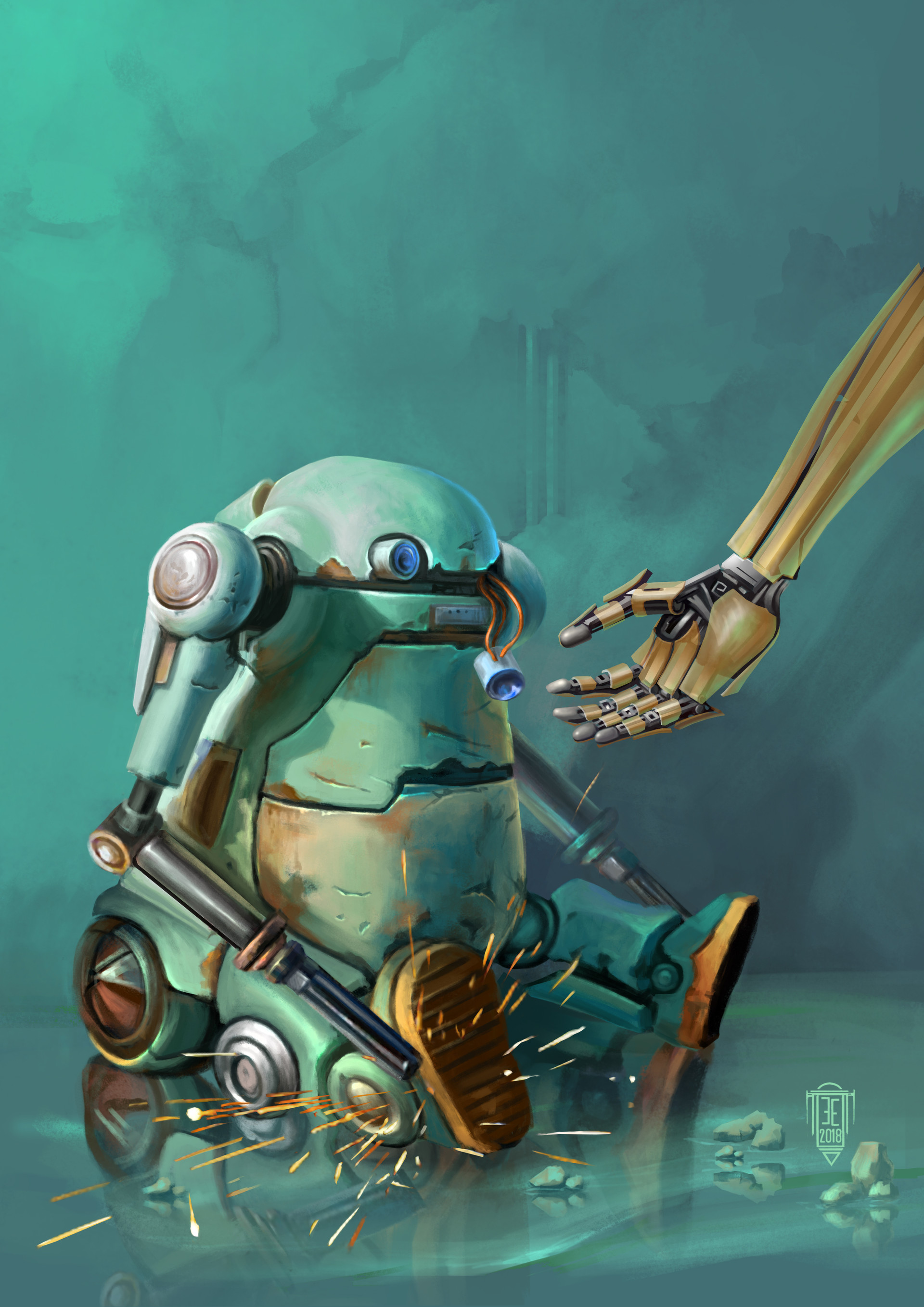 ArtStation - ZIN magazine cover poster