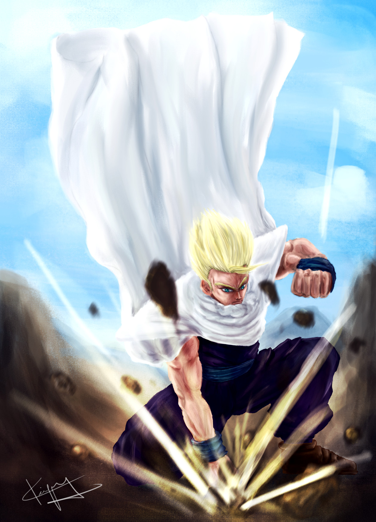 ArtStation - Gohan Anger