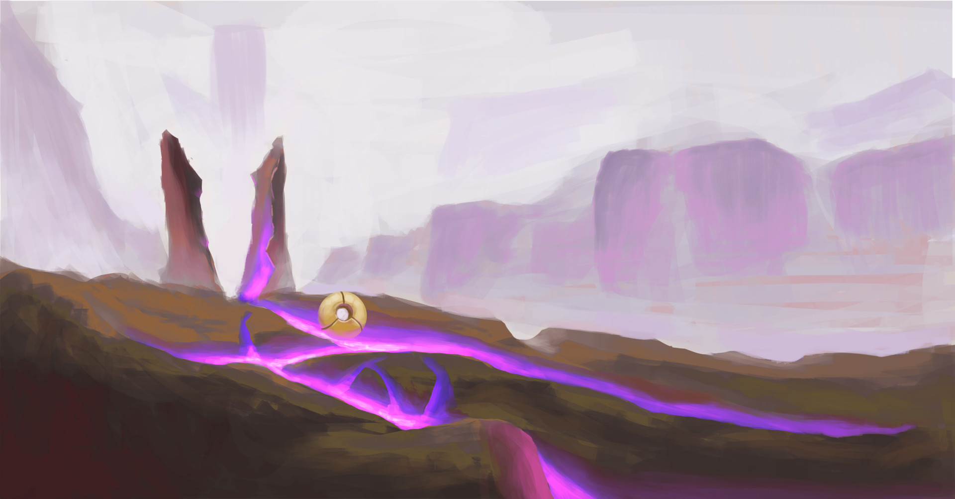 ArtStation - lava in violet