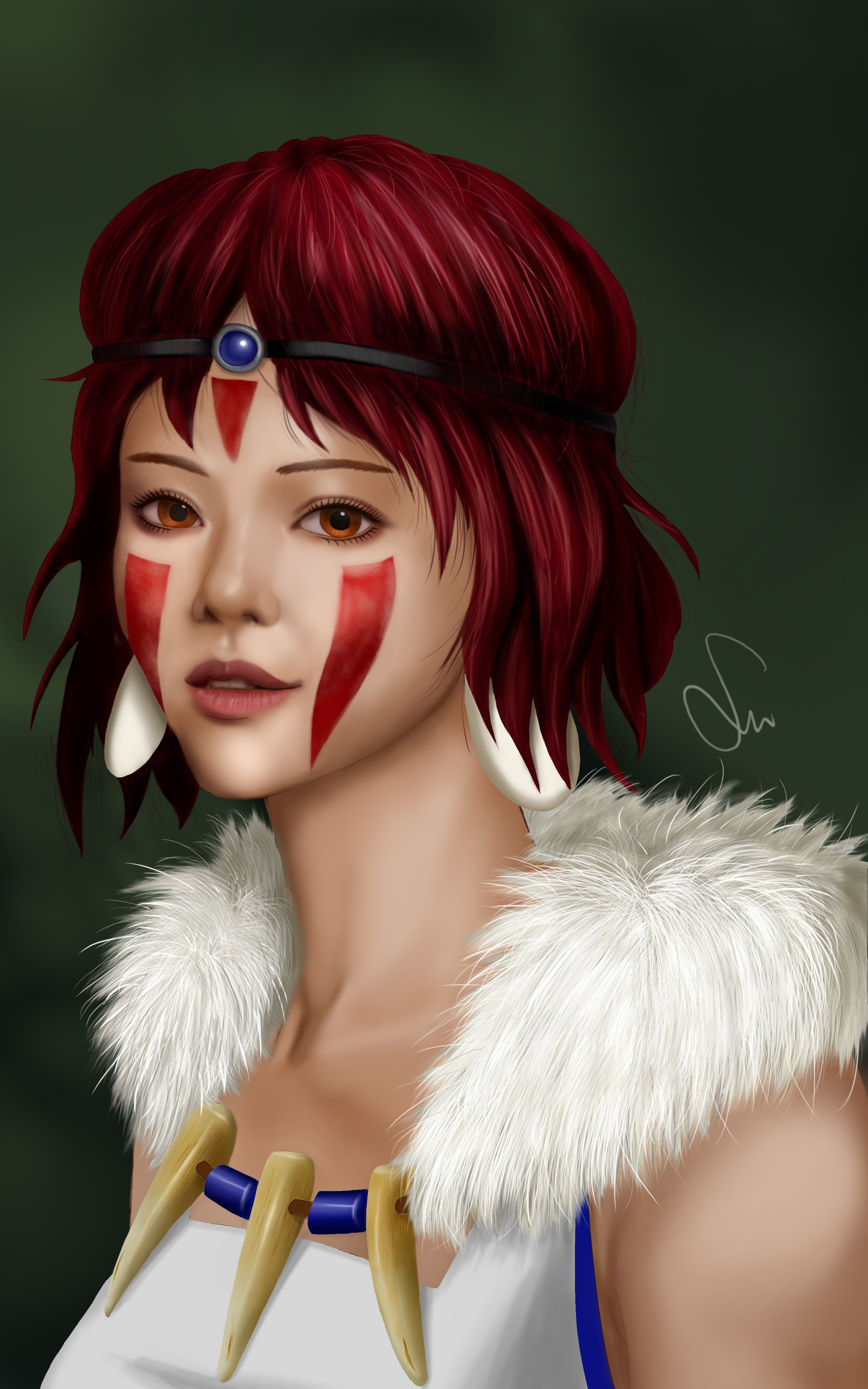 ArtStation - Princess Mononoke