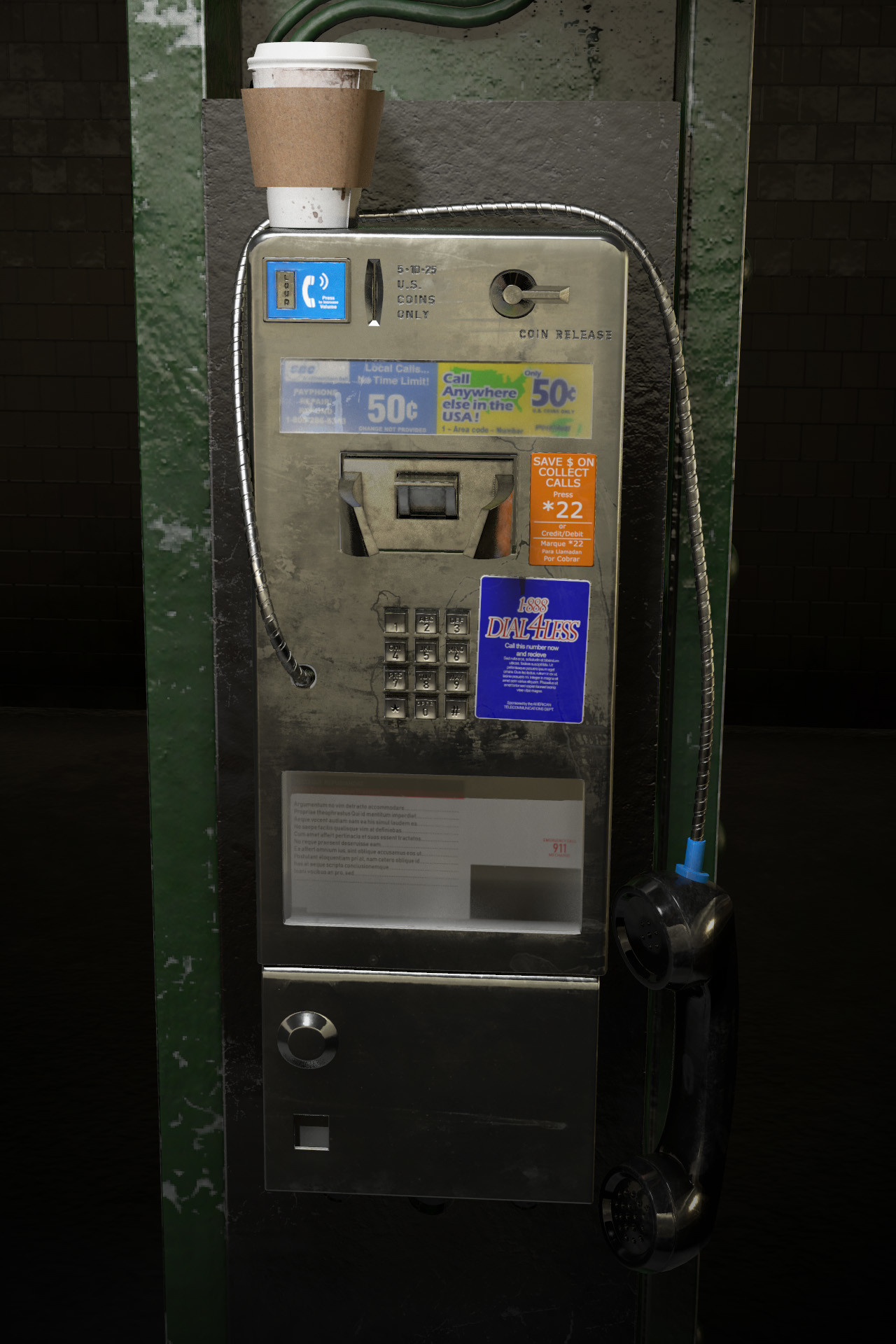 Kait Baird - Subway Payphone: Materials Study