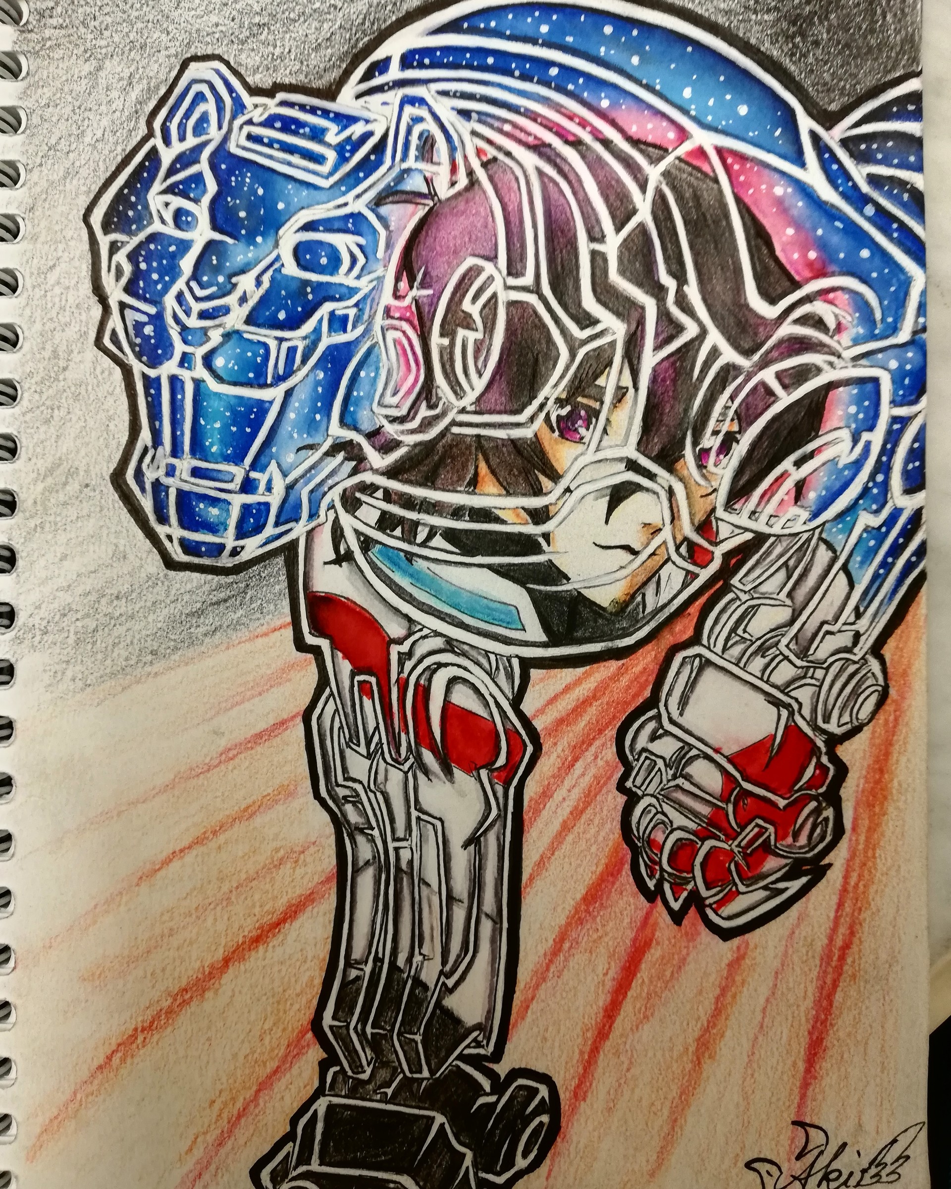 how to draw red lion voltron