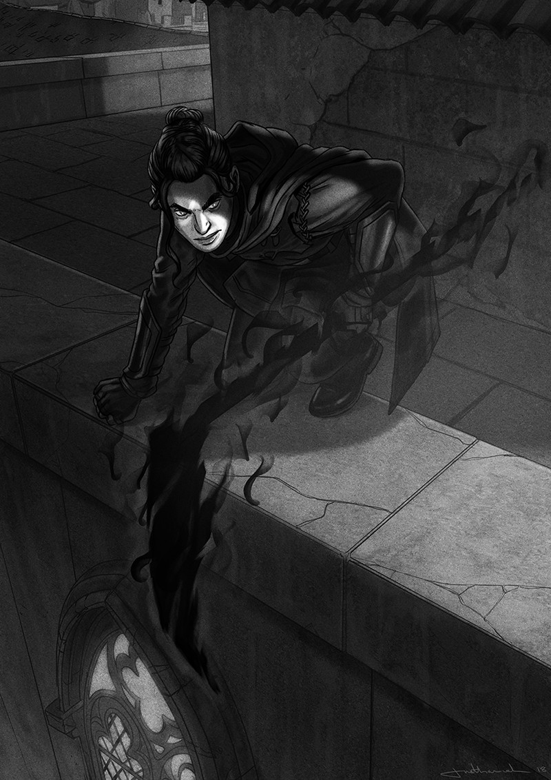 James Nathaniel - Dungeons and Dragons Commission - Fetchling Rogue