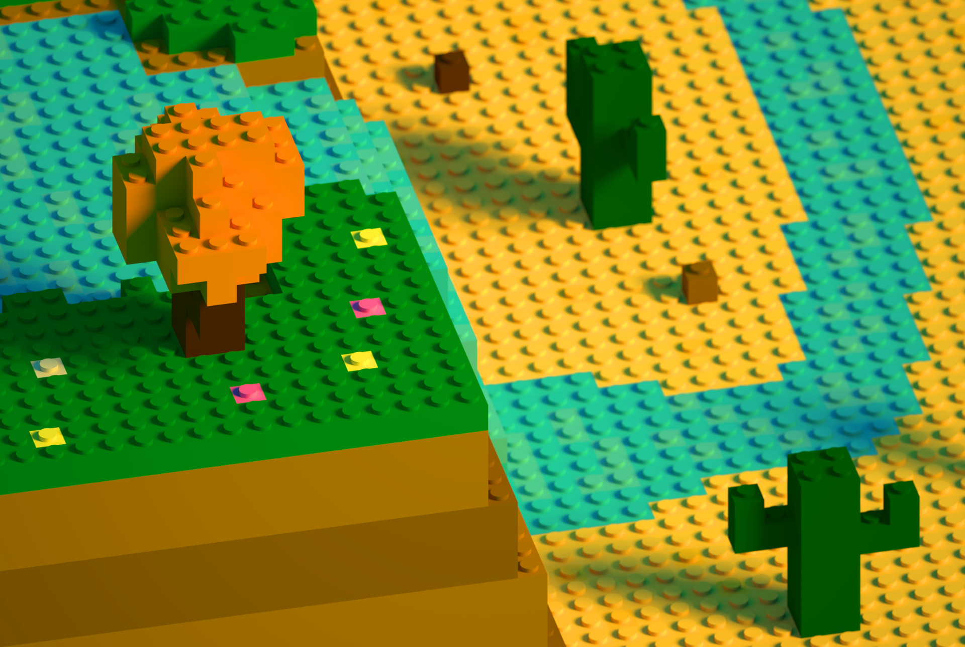 Donald Backos Artstation Portfolio - Lego Ecosystem