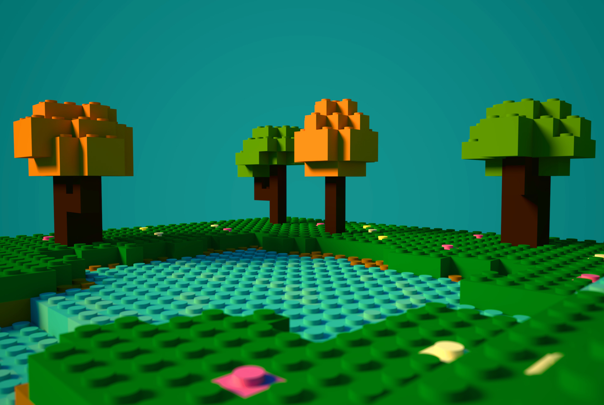 Donald Backos Artstation Portfolio - Lego Ecosystem