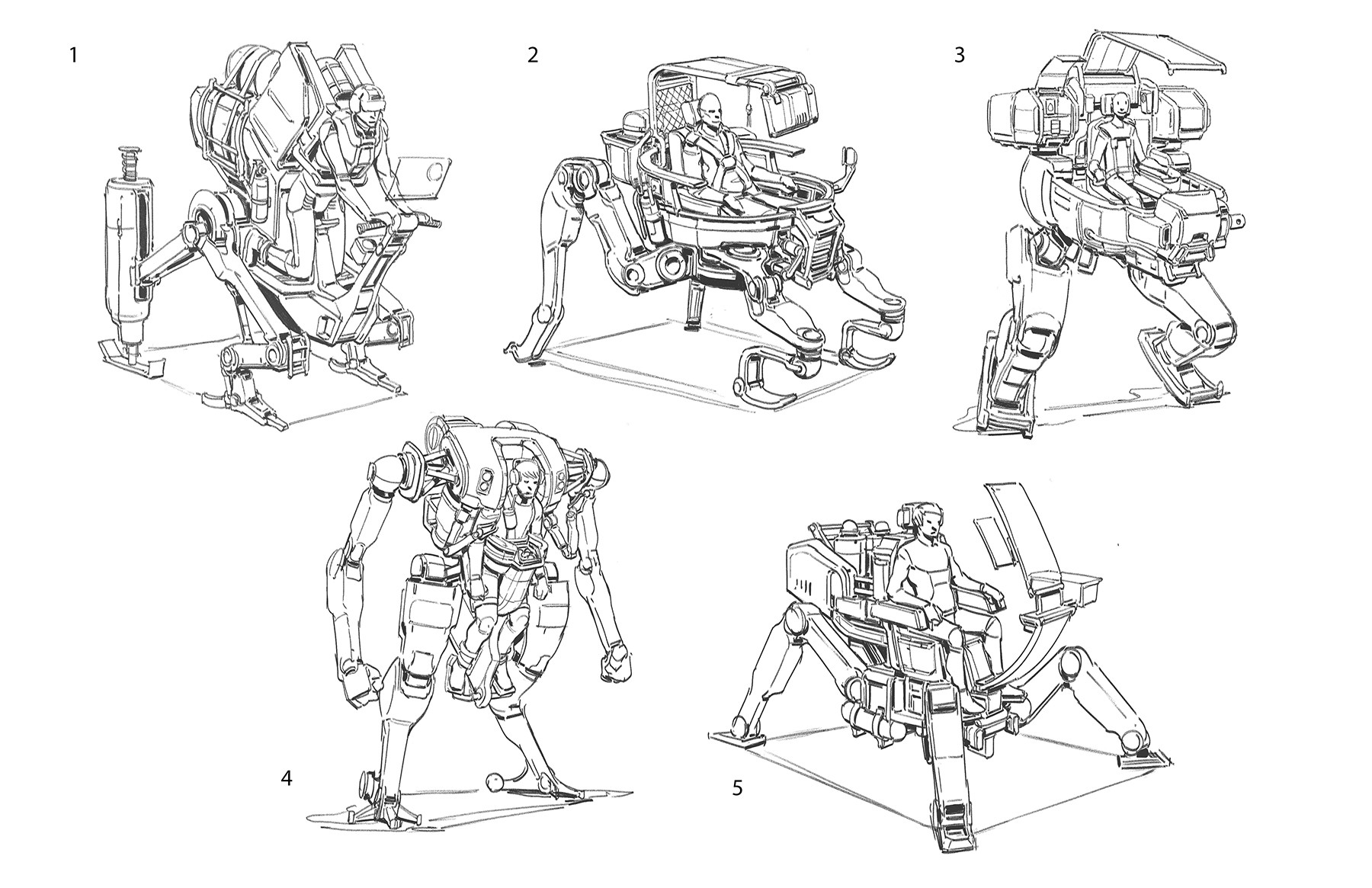 ArtStation - Foundation Art Group - Design Brief: Transport Mech - Part ...