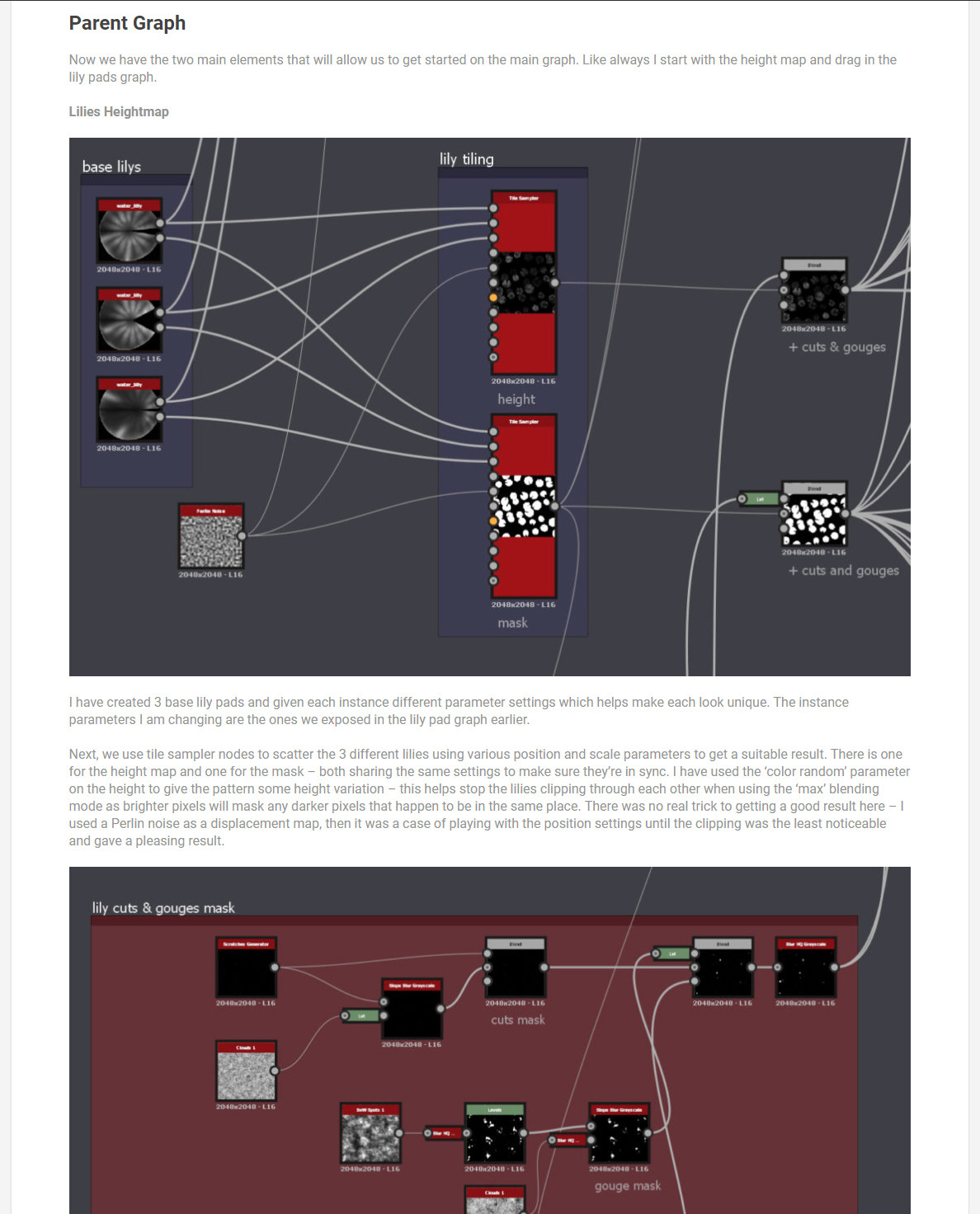 Daniel Robson - 80 level: Aquatic Plants Substance Designer Breakdown