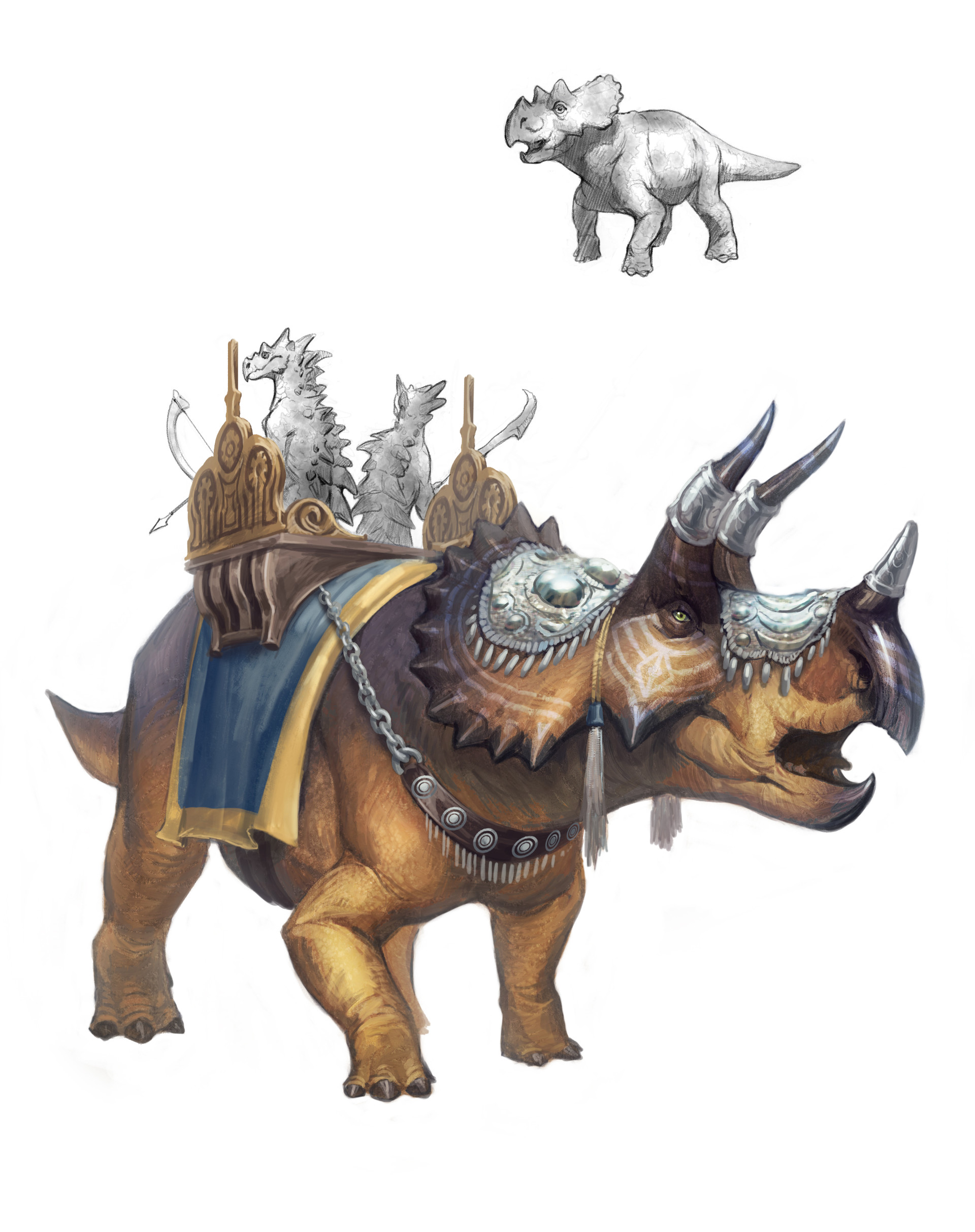 ArtStation - Glorantha Bestiary: Prehistoric