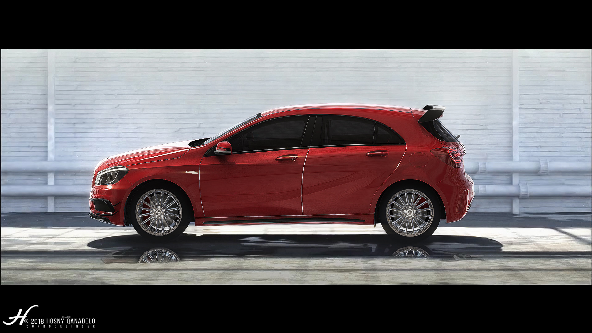 ArtStation - Mercedes Benz A45 -RENDER-OCTAN RENDER