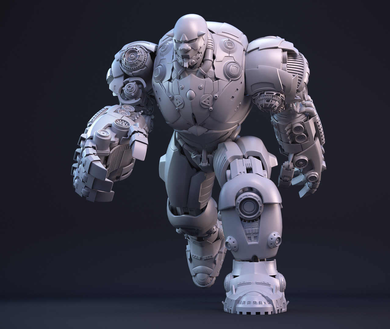 ArtStation - CYBER: Demon Titan CLAY