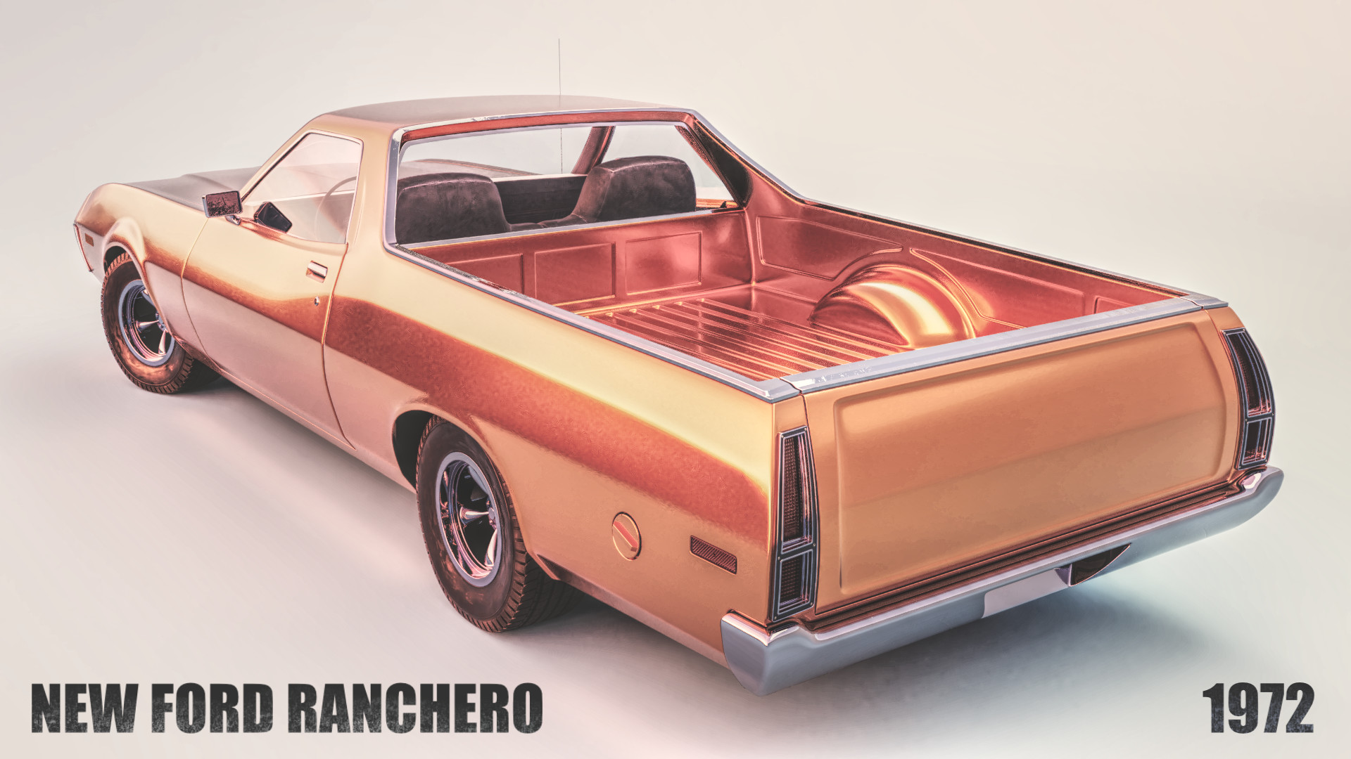 ArtStation - Ford Ranchero 1972