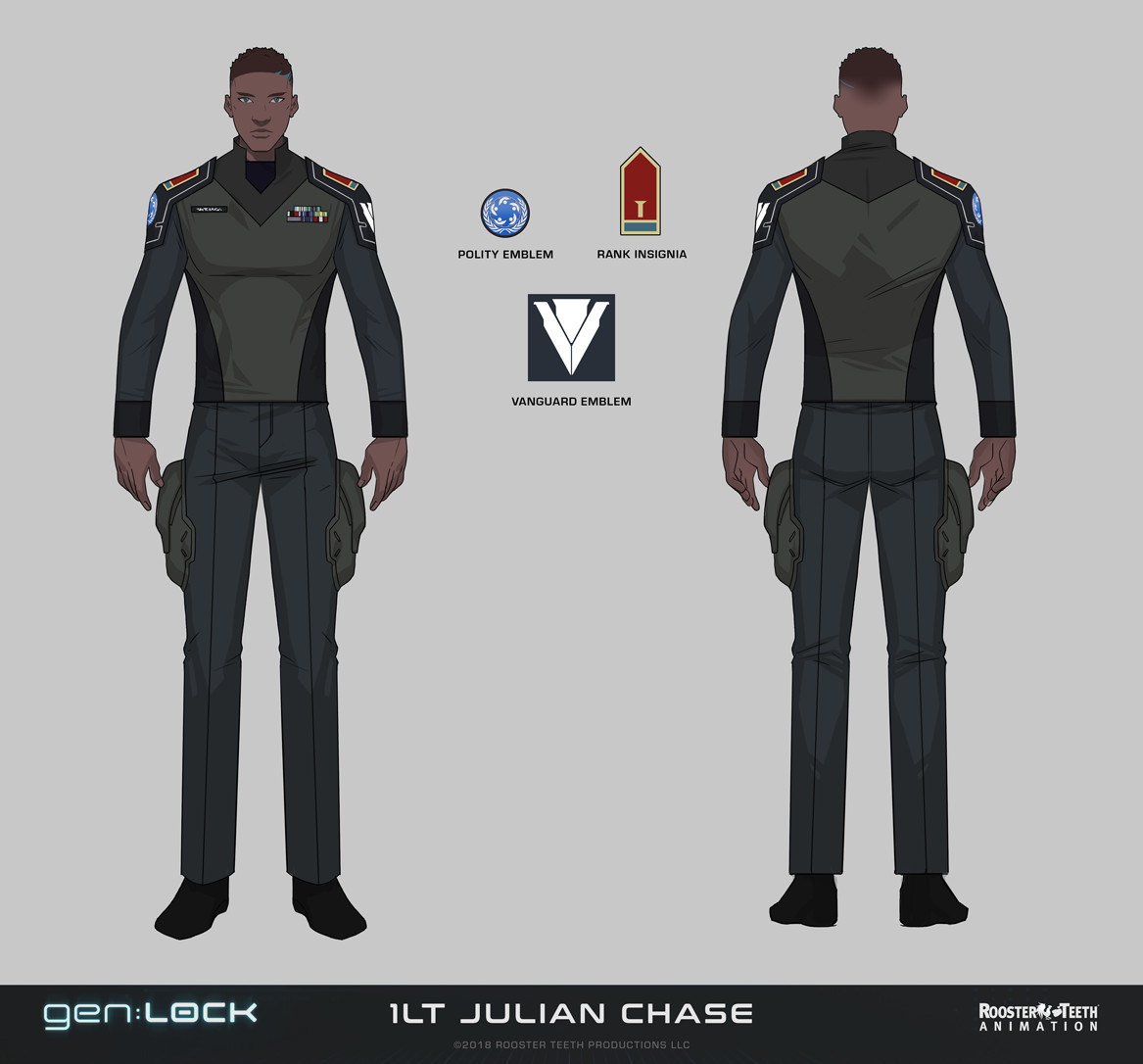 Larissa Angus - Gen:LOCK Chase Vanguard Military Dress / Col. Marin