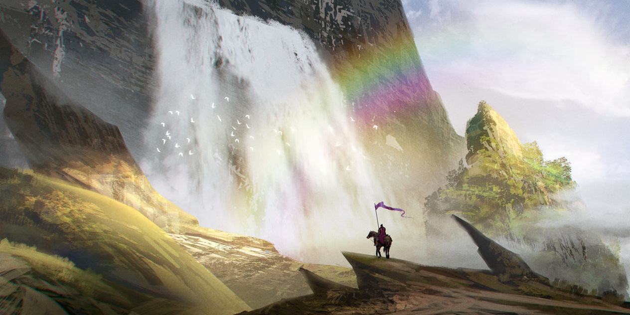 ArtStation - At The Stream Of Light