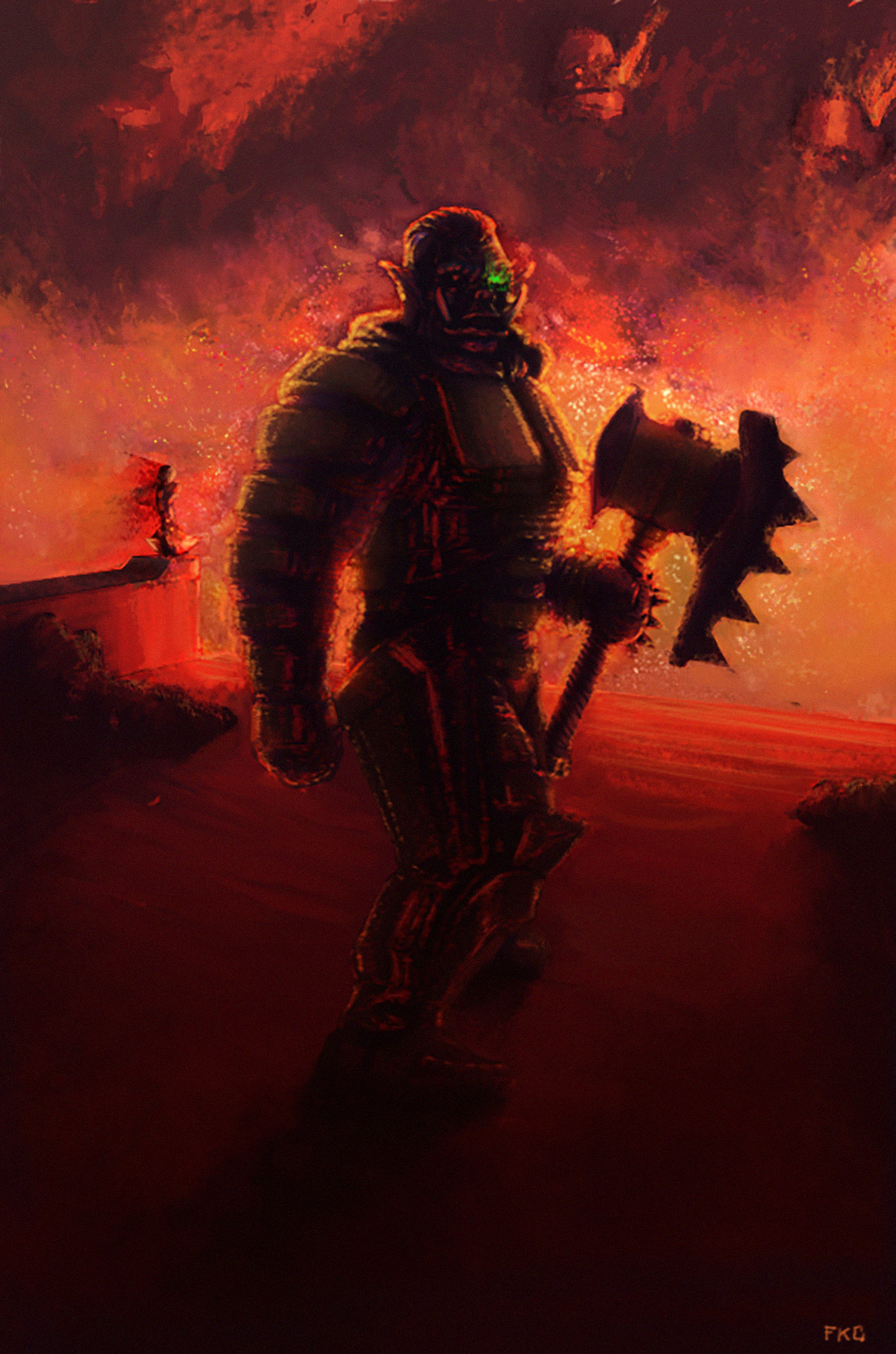 ArtStation - Orc Warlord