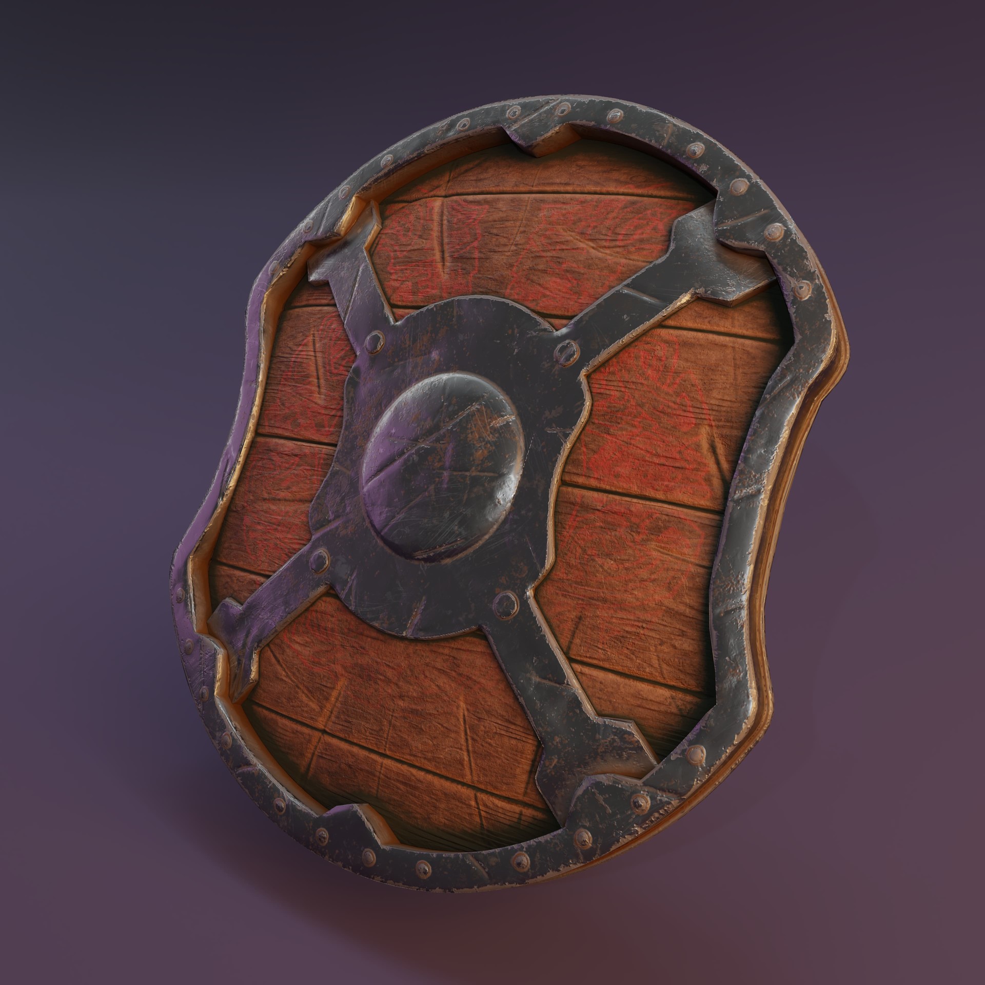 ArtStation - Reinforced Viking Shield