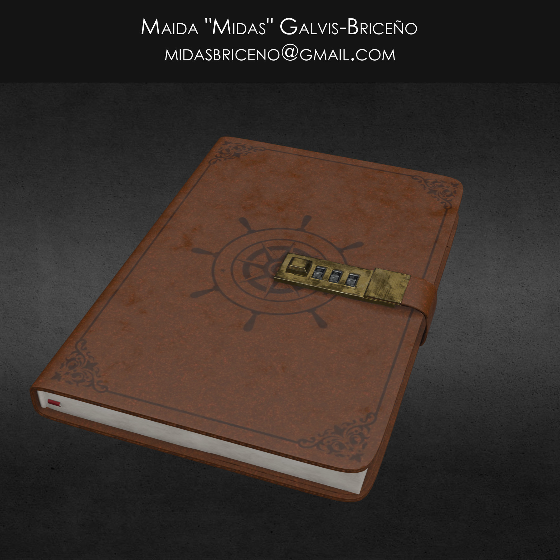 ArtStation - Sailor Notebook Prop