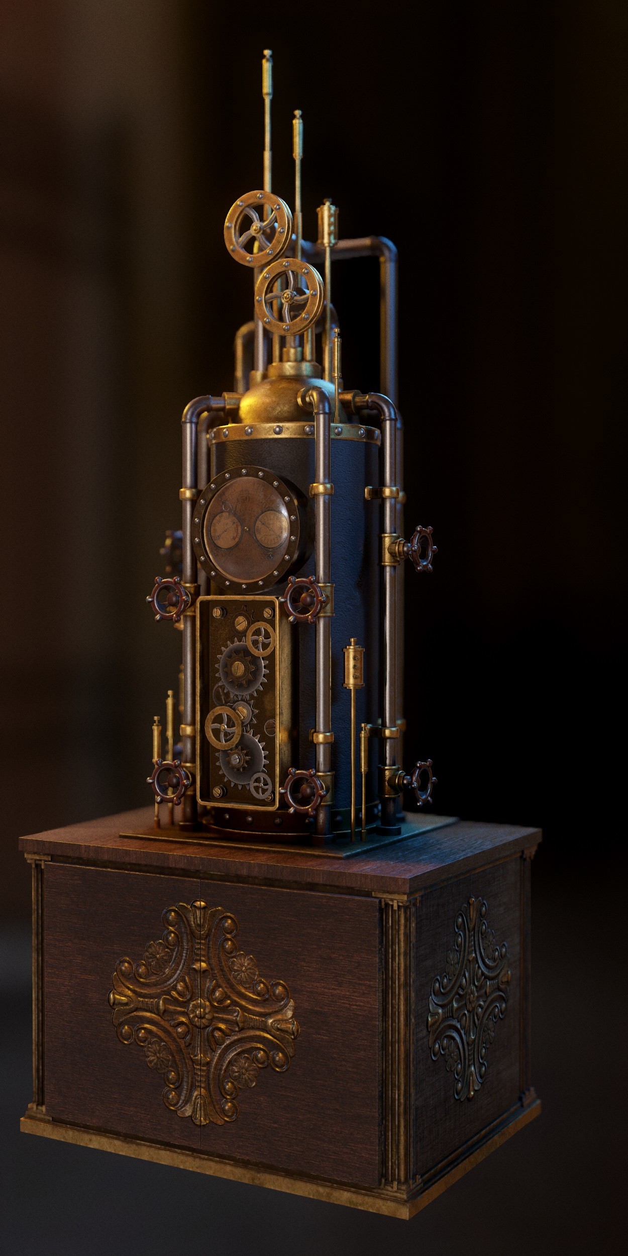 ArtStation - Steam punk time machine