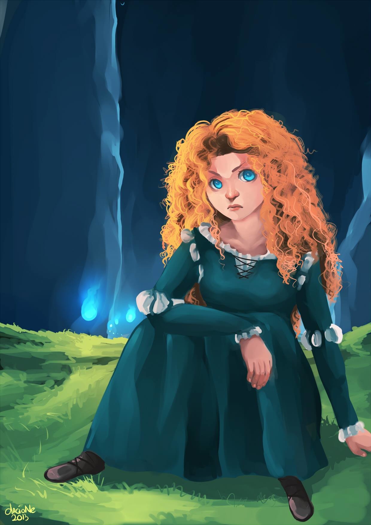 brave merida wisp