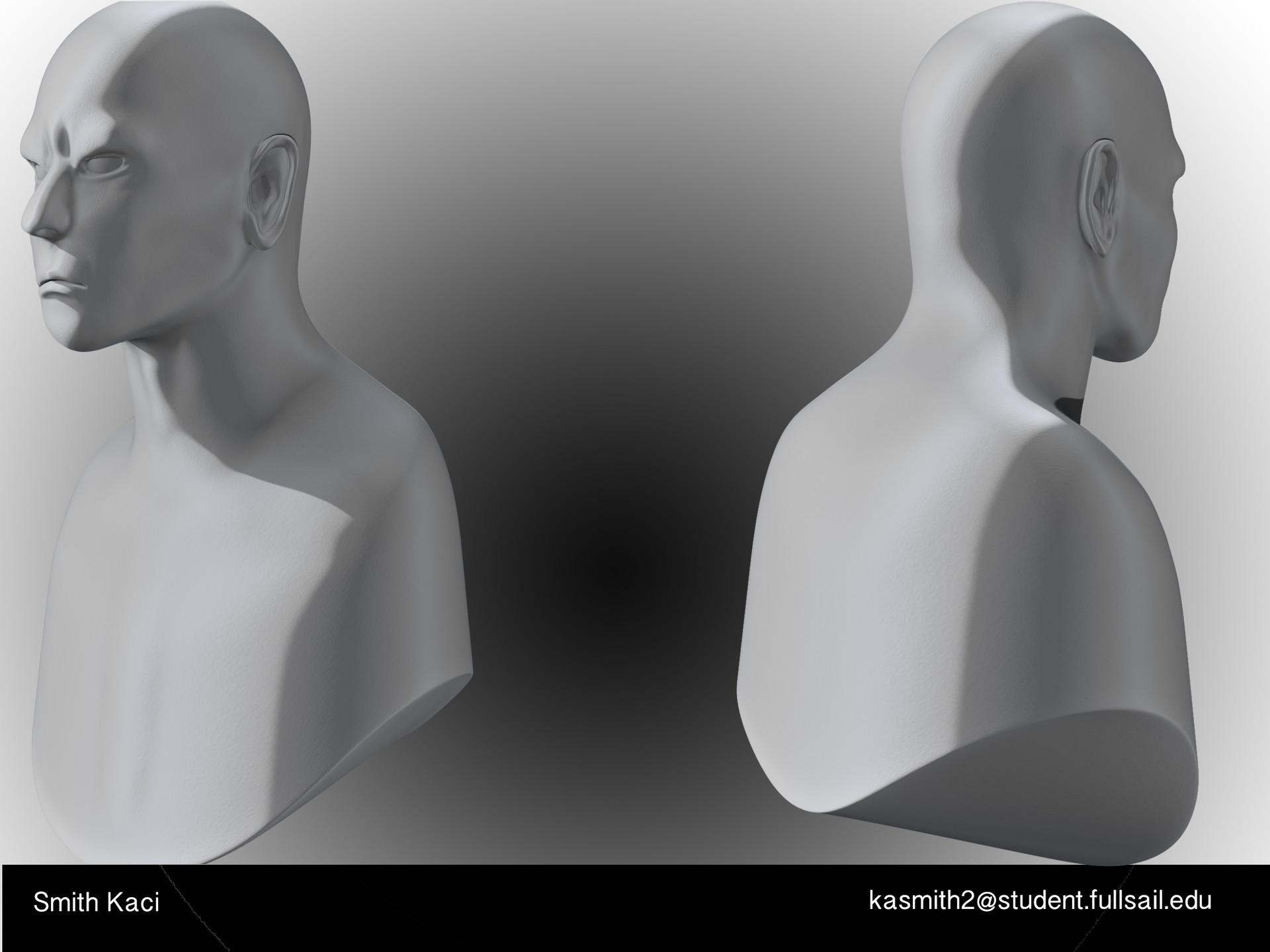 ArtStation - Character Bust Presentation