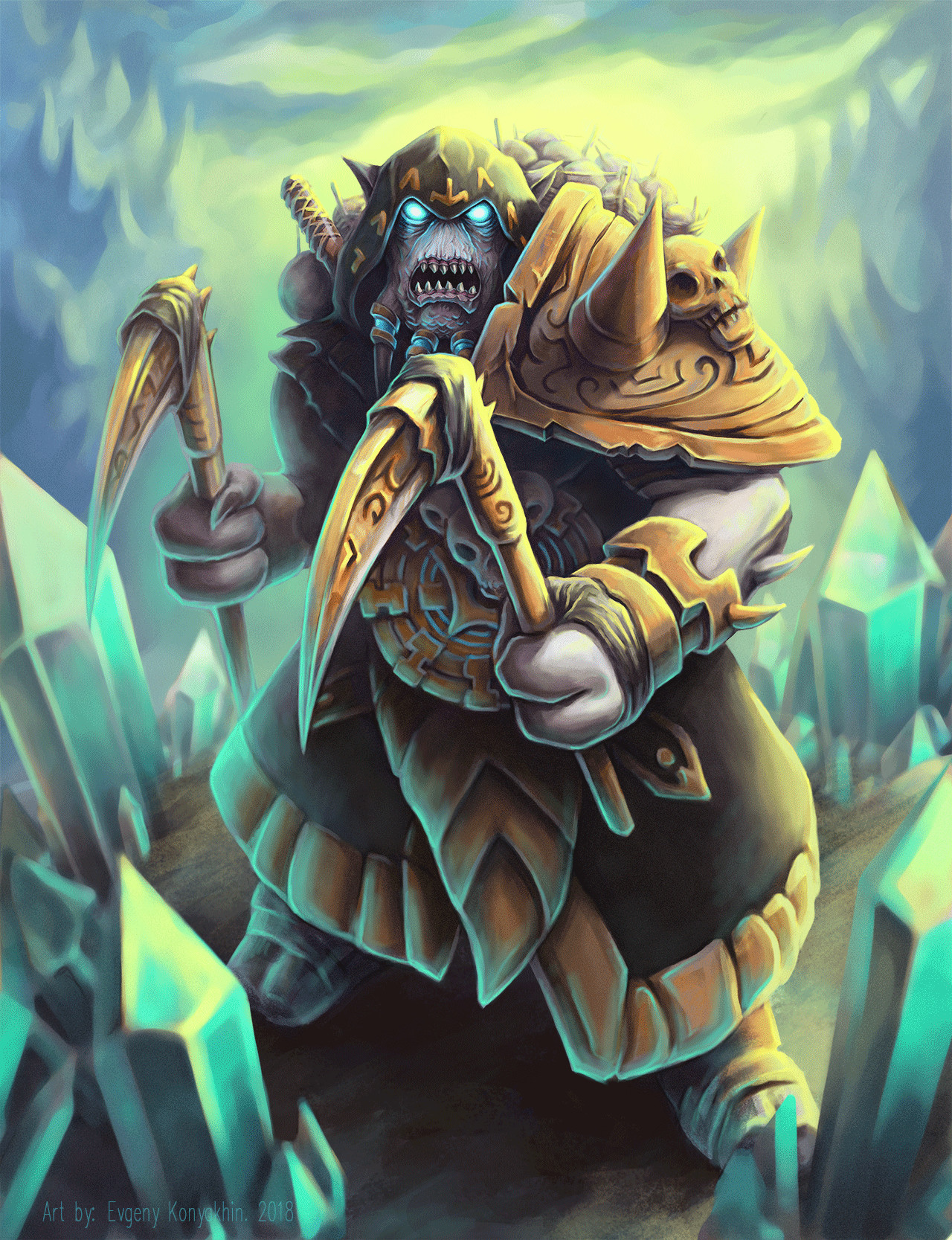 ArtStation - Akama. Hearthstone Fan Art