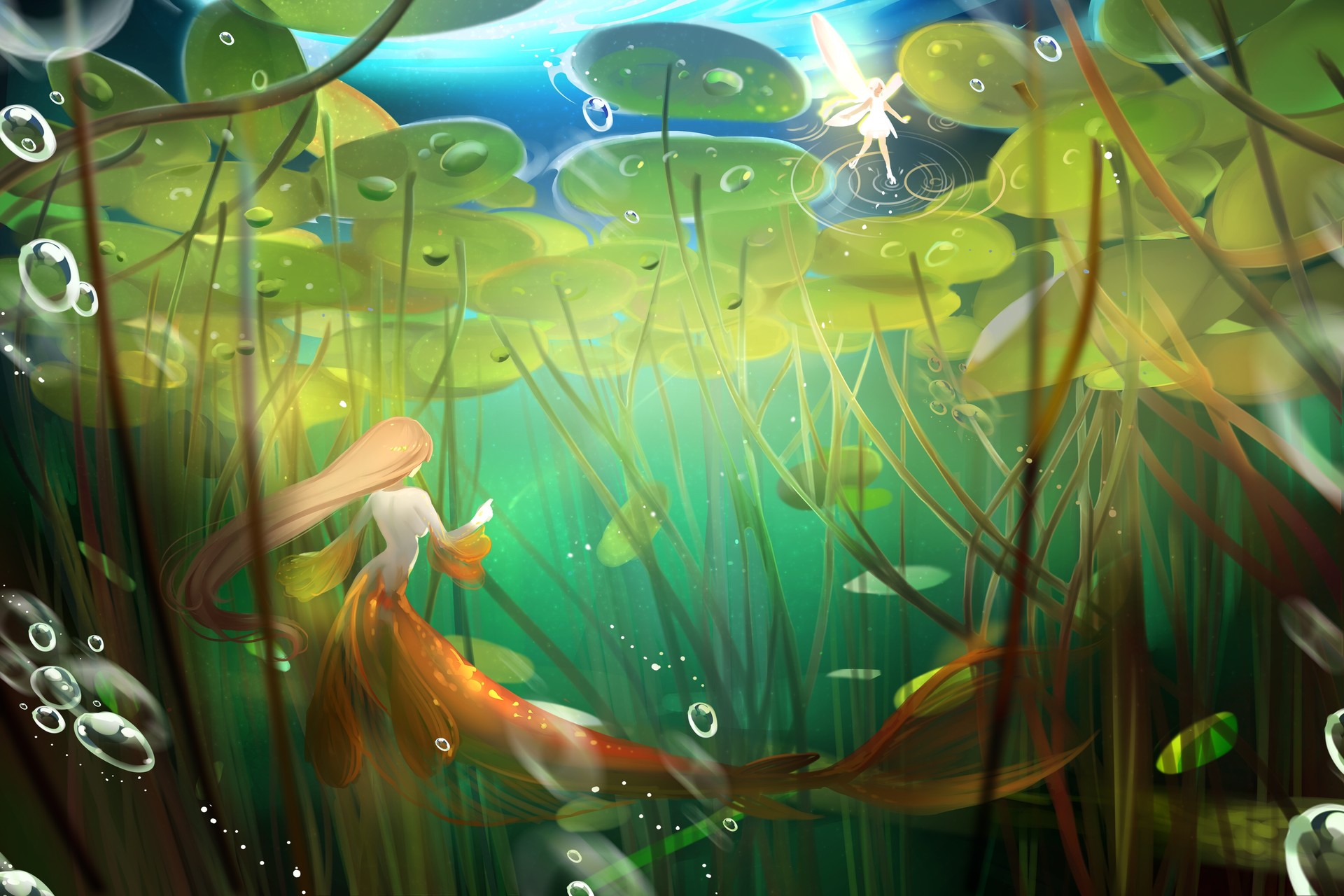 ArtStation - Under the pond