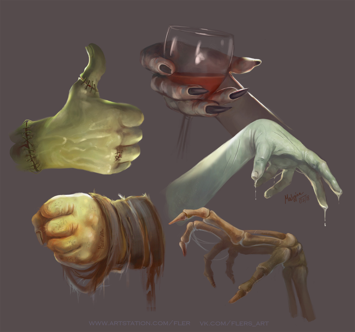 ArtStation - Fantasy hands