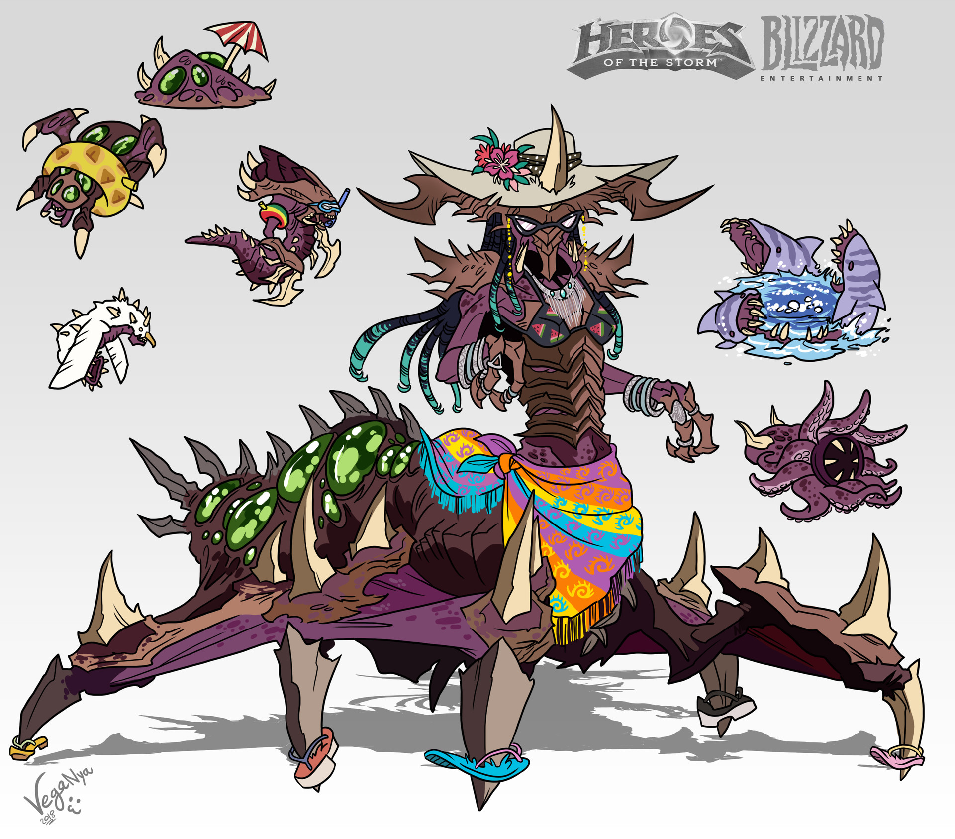 ArtStation - Summer Zagara Vacation