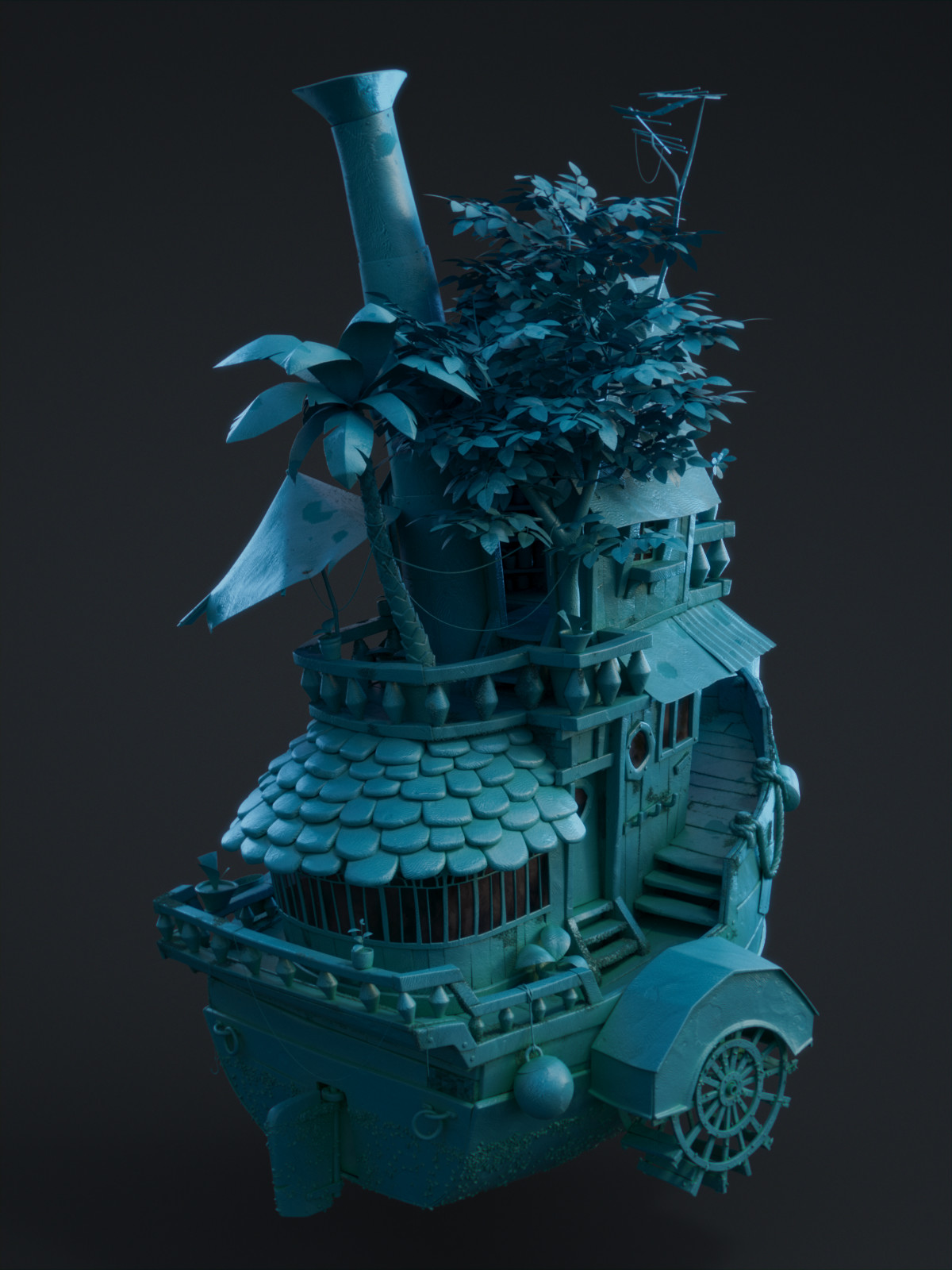 Tom Norman - Riverboat WIP