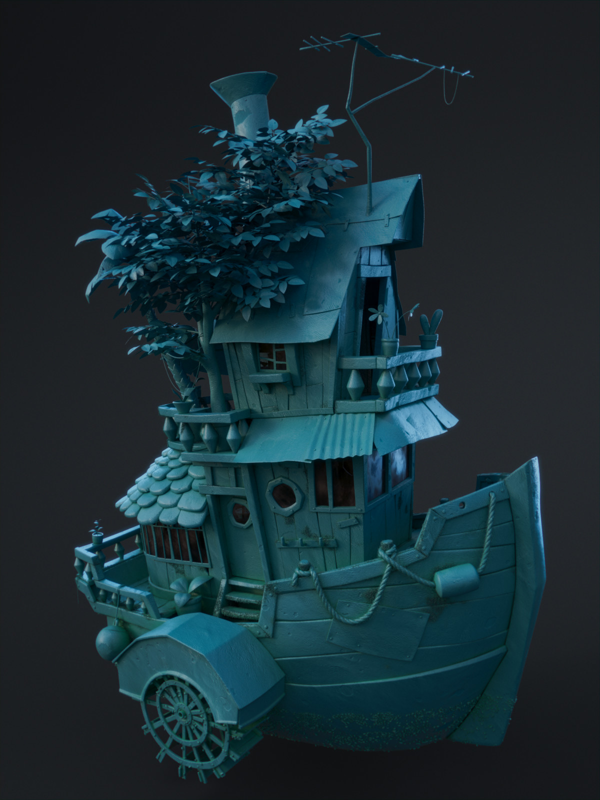 Tom Norman - Riverboat WIP