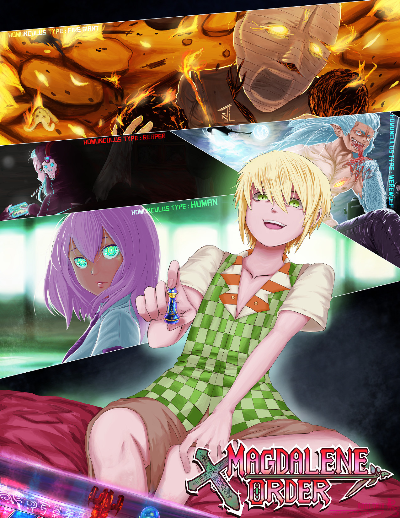 ArtStation - The One who mimics his God (Redraw)