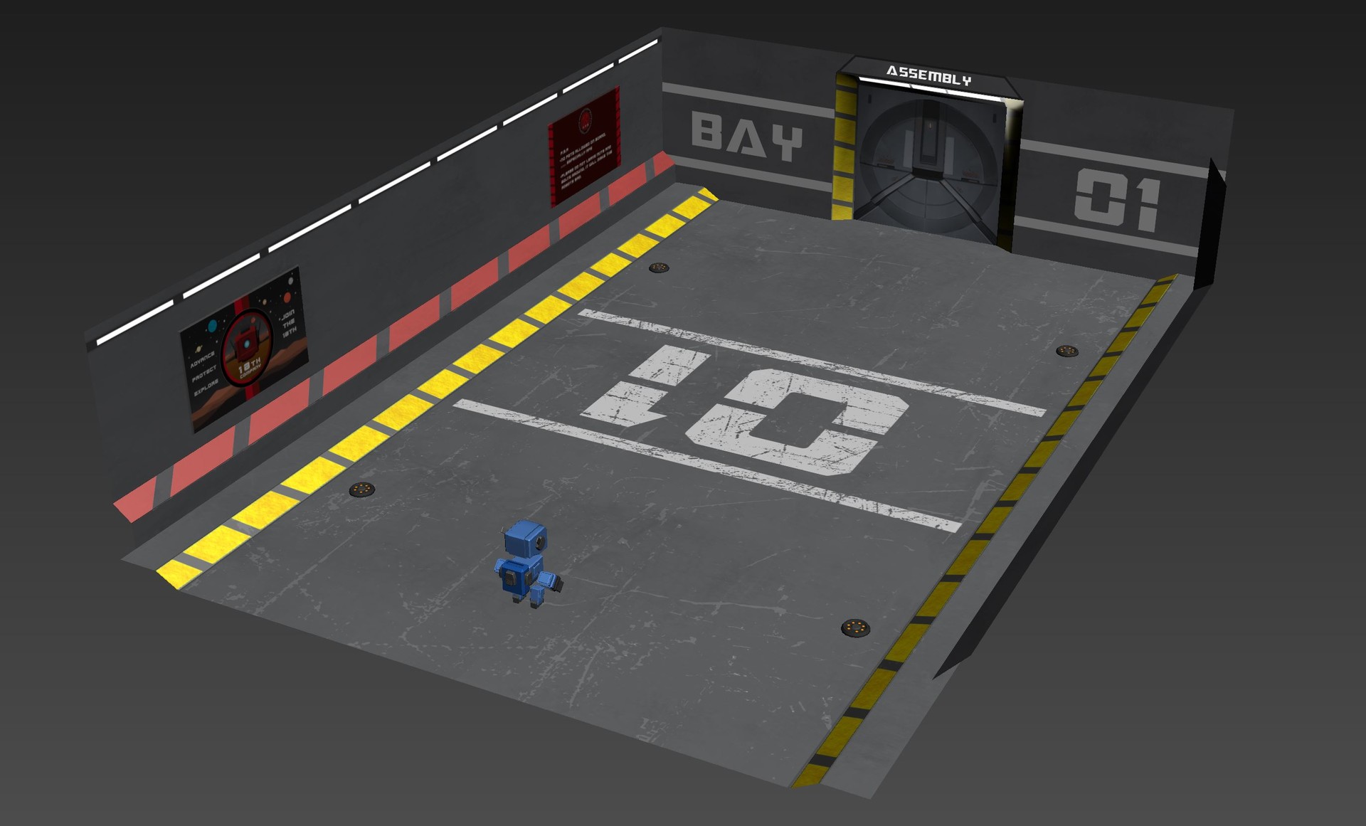 Michael Lyf - The lobby environment of Haywire Harvest