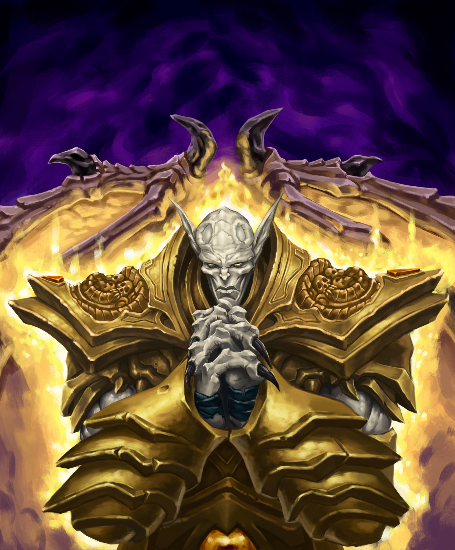 ArtStation - Lothraxion, Nathrezim of Light - Hearthstone hero FanArt ...