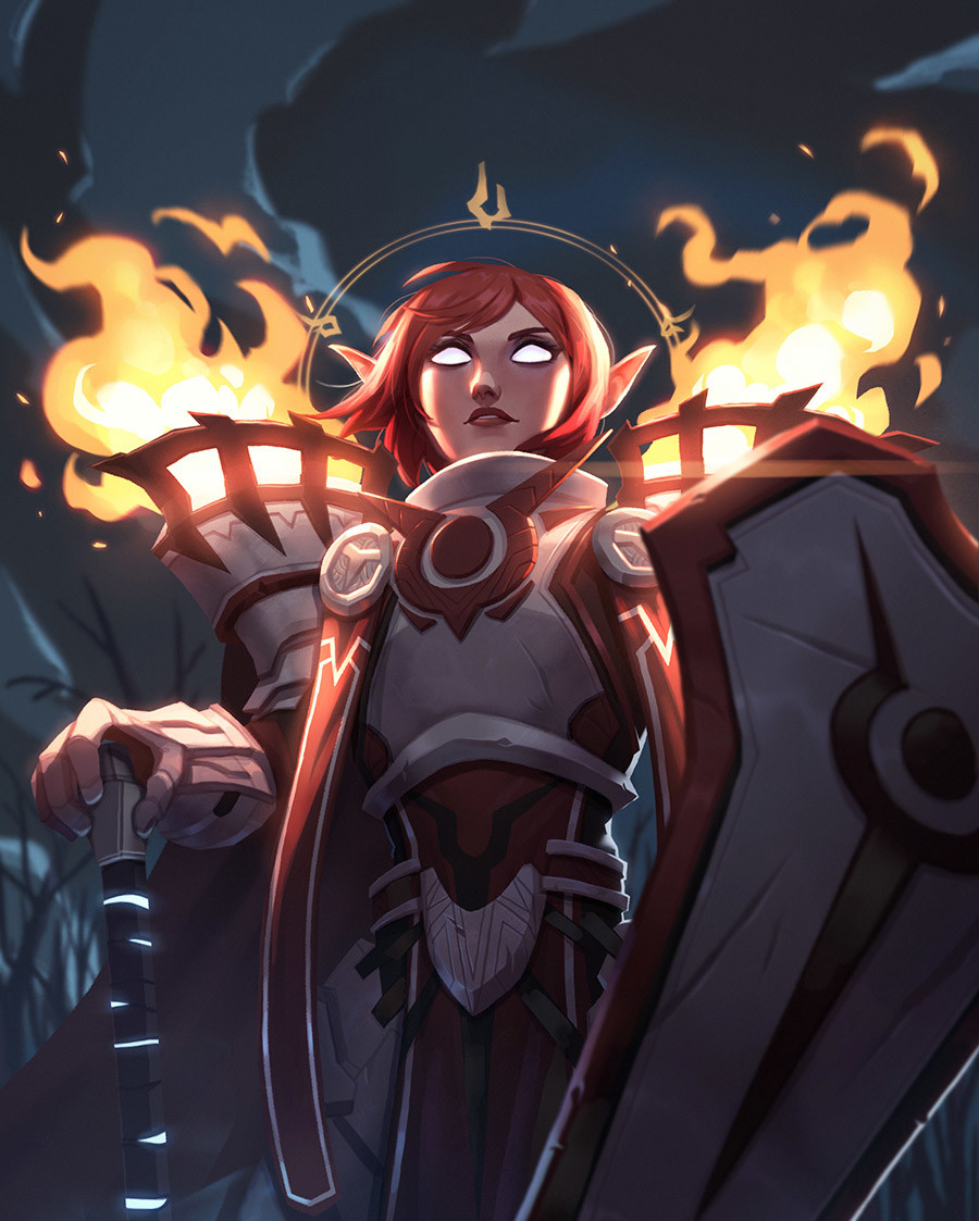 ArtStation - knight of flame