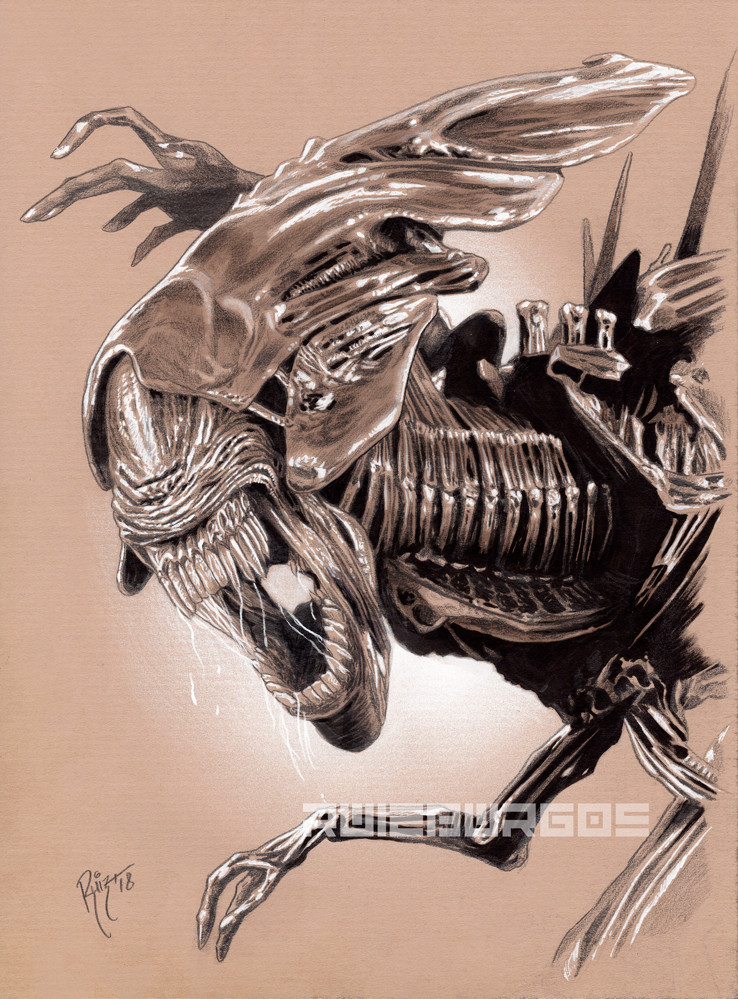 ArtStation - ALIENS - ALIEN QUEEN