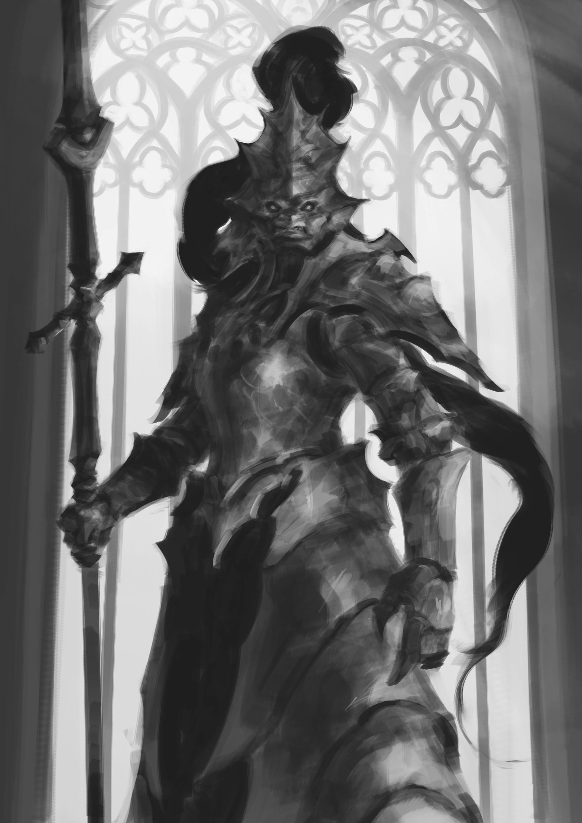 Draw Souls - Dragon Slayer Ornstein