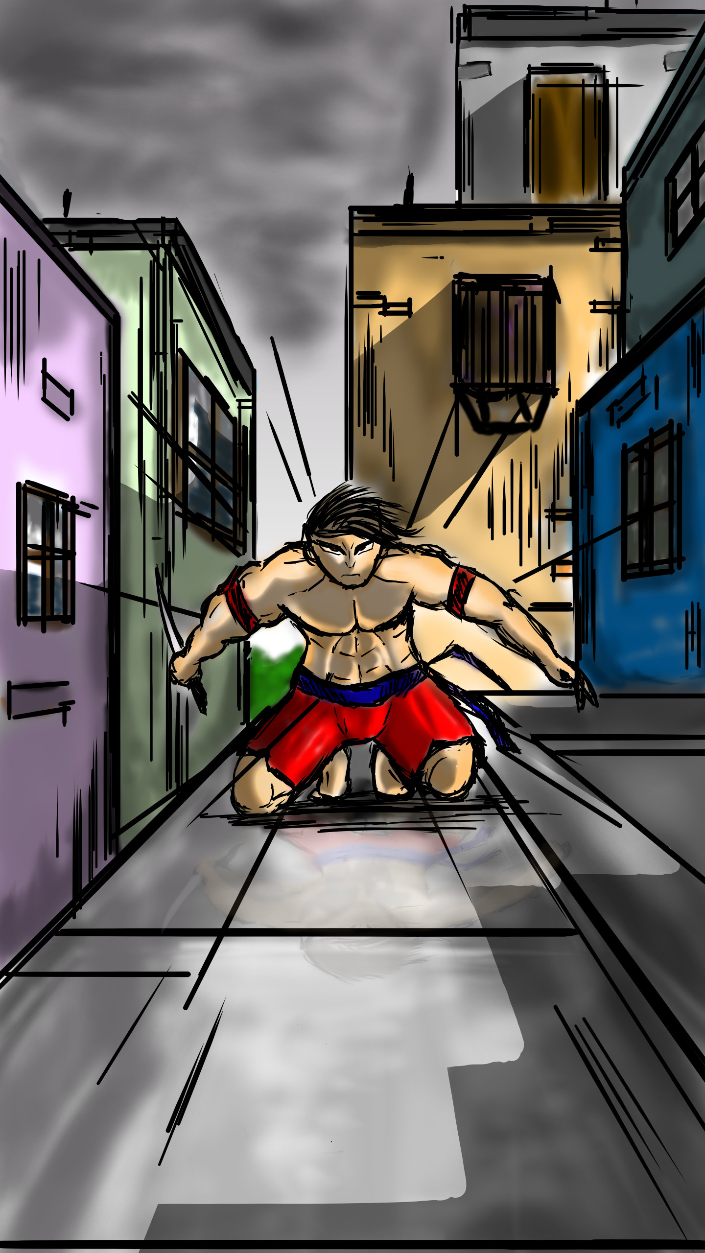 ArtStation - Rooftop Rumble