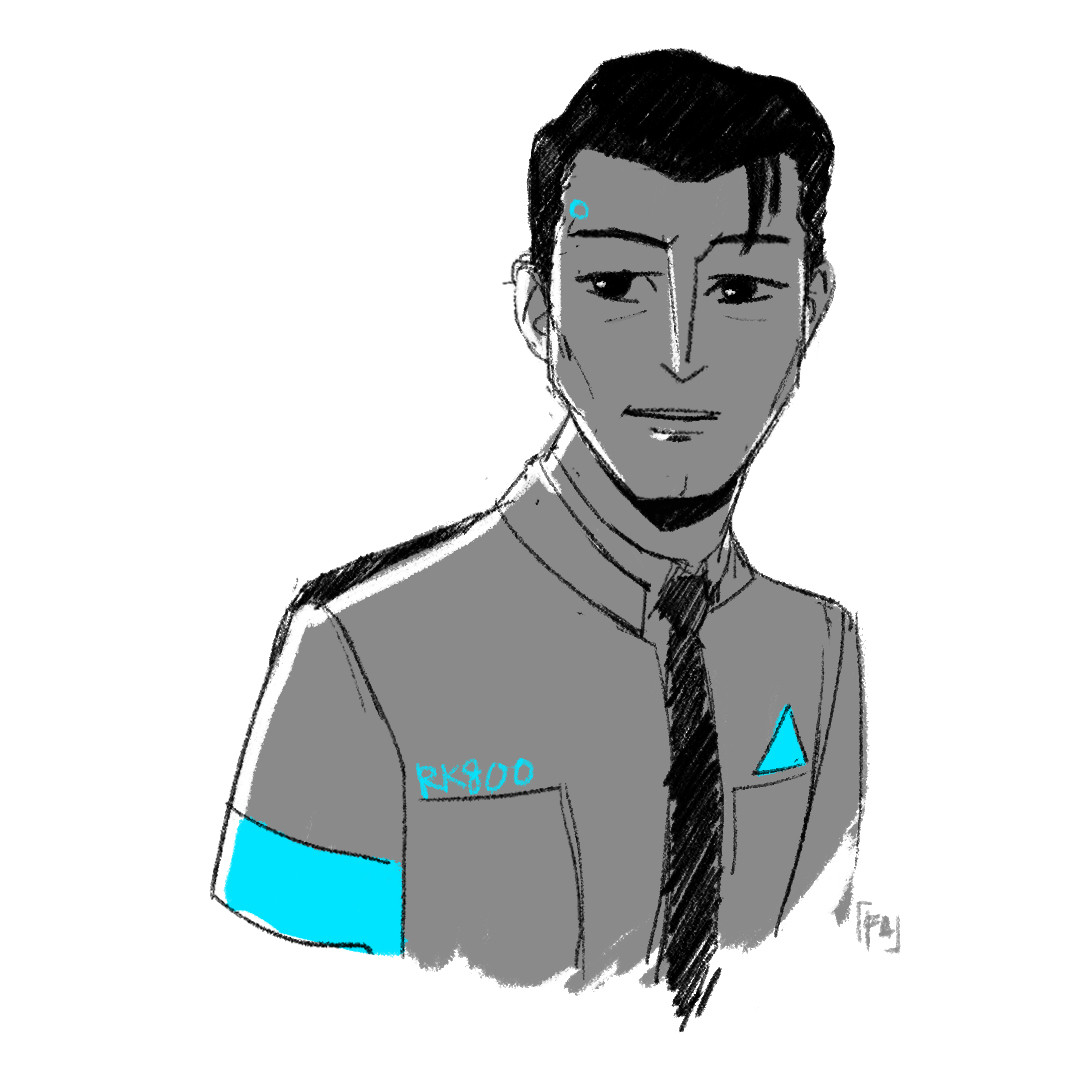 ArtStation - Detroit Becomes Human : Connor