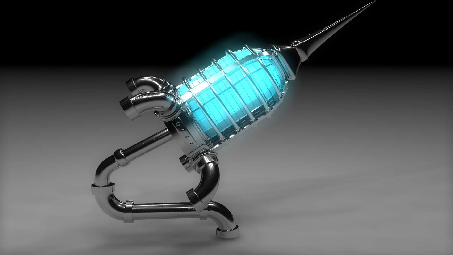 ArtStation - ROCKET LAMP