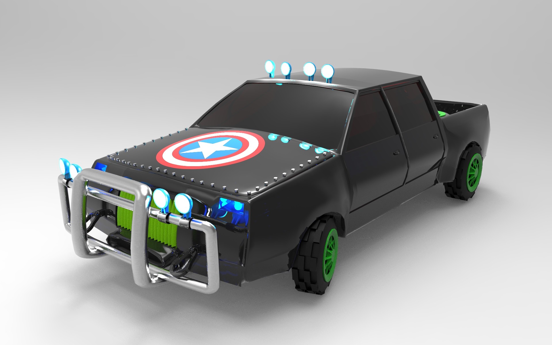 ArtStation - cap car (Game asset)
