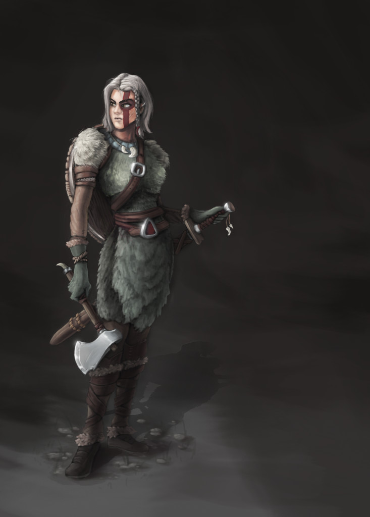 ArtStation - Grizzled Female Viking Warrior!