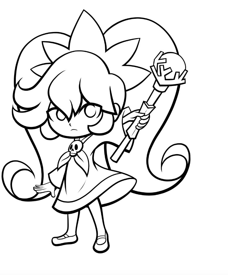 warioware coloring pages
