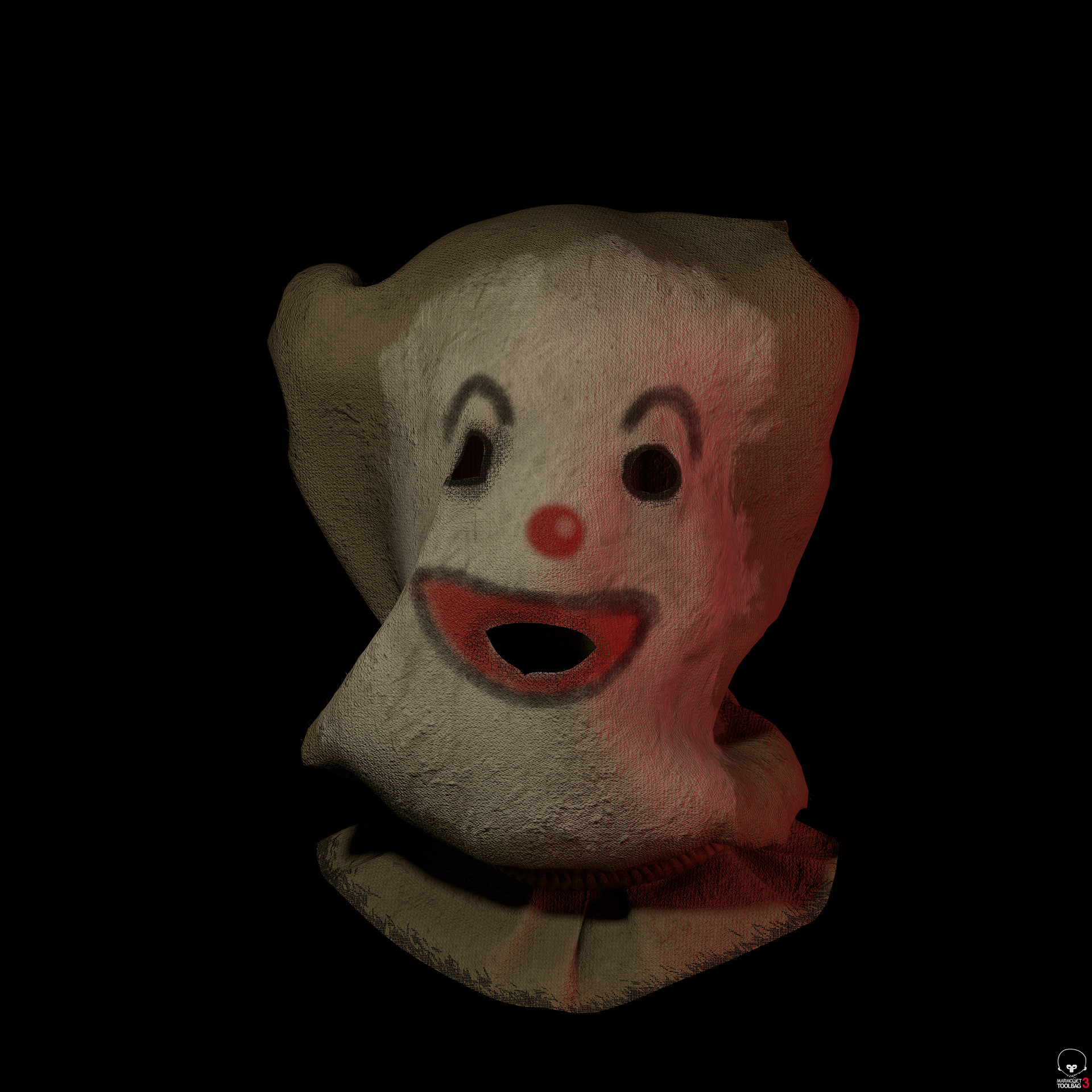 ArtStation - Clown sack mask